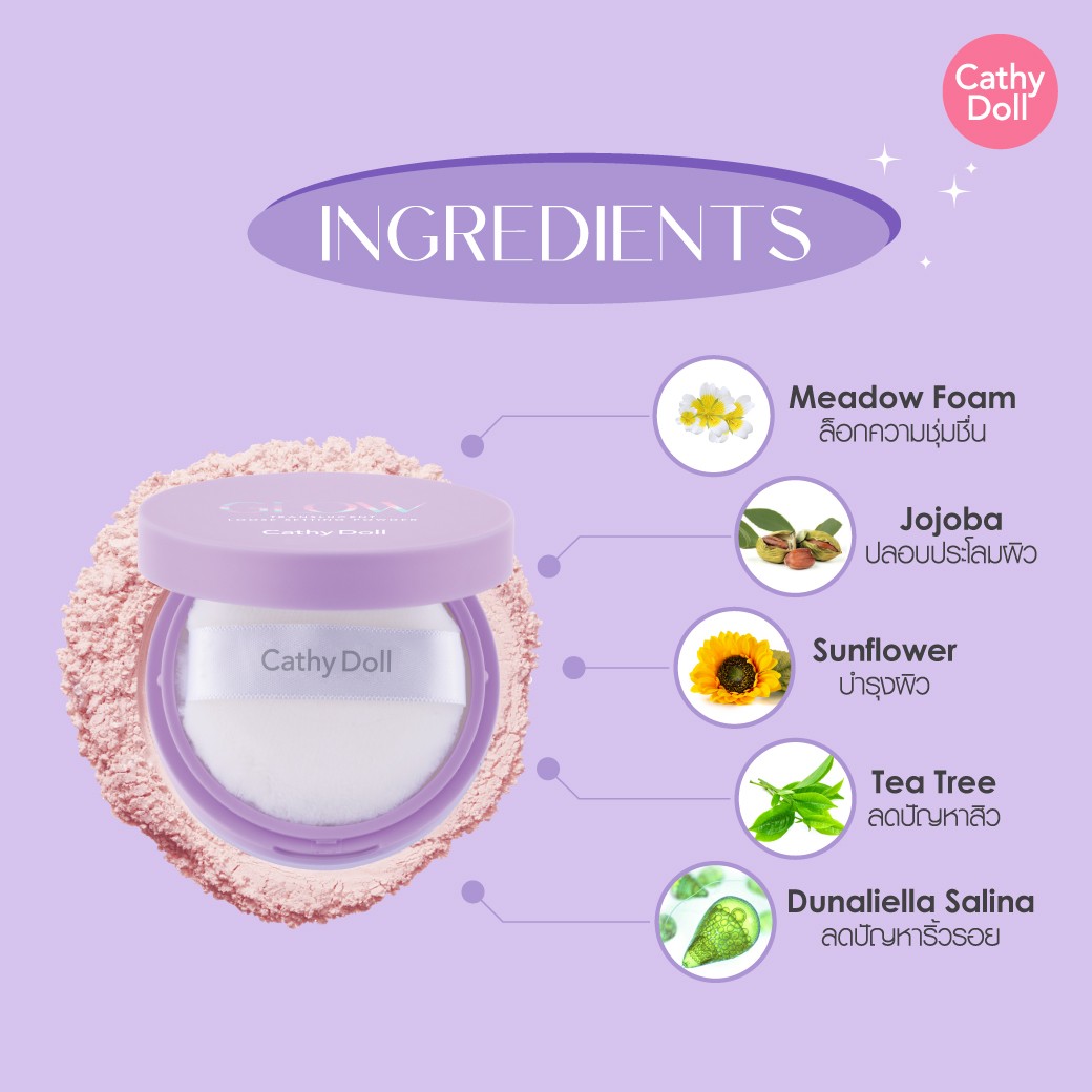 CATHY DOLL TRANSLUCENT LOOSE SETTING POWDER 5G