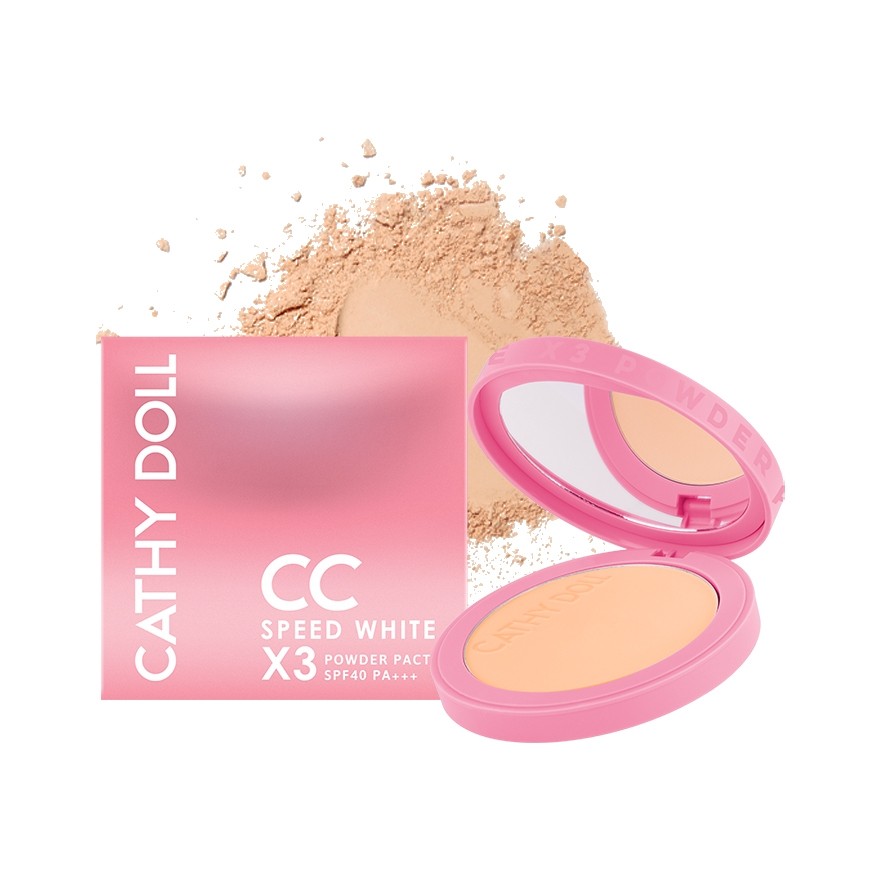 Cathy Doll CC Speed WhiteX3 Powder Pact SPF40 PA+++ 12g - Categories