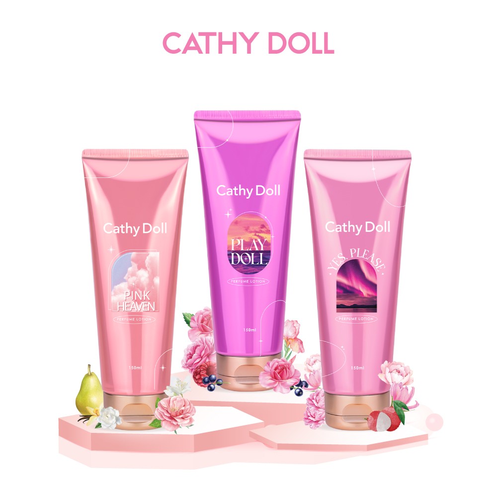 Cathy Doll Perfume Lotion 150ml New Series [Pink Heaven,Yes, Please ...
