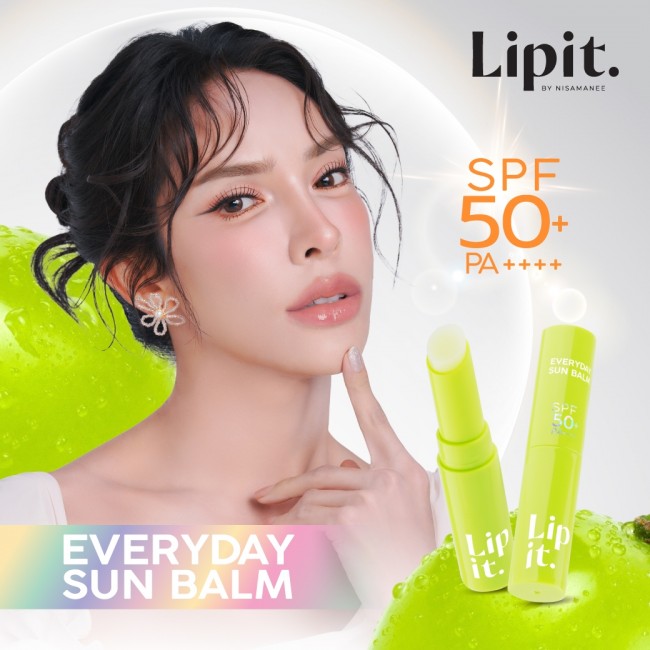 Lip It Everyday Sun Balm SPF50+ PA++++ 3g #Green Grape - New product