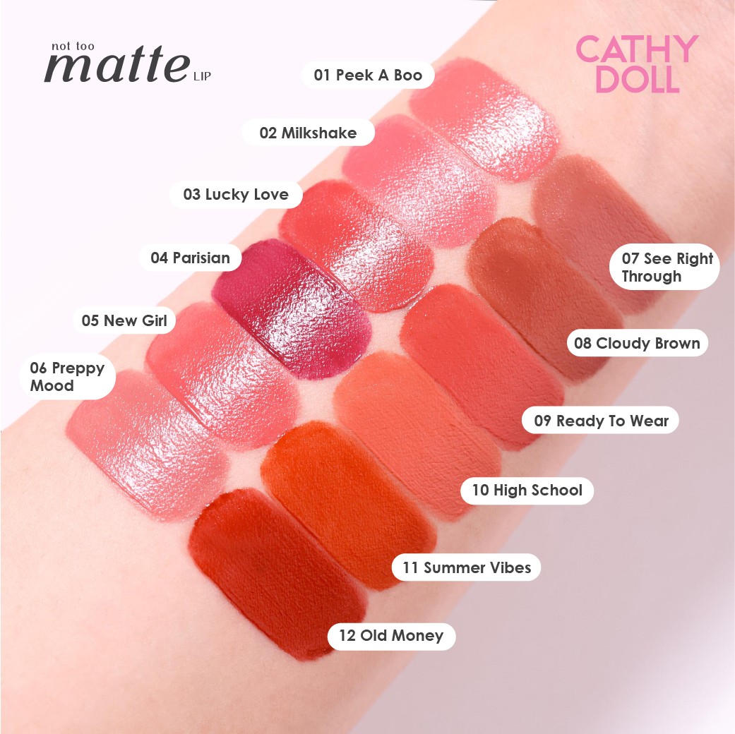 Cathy Doll นอตทูแมทท์ลิป 2.9g เคที่ดอลล์ - สินค้าใหม่