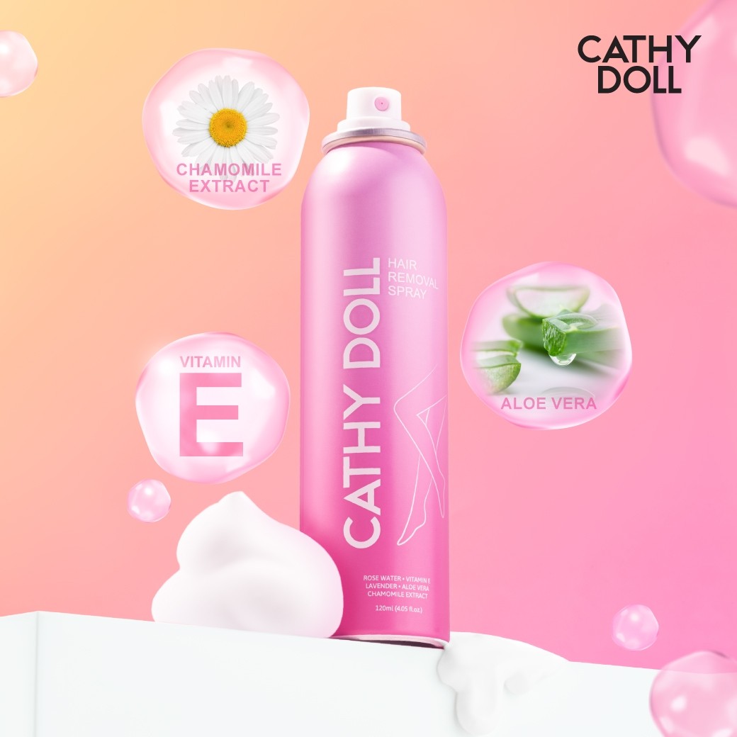 Cathy Doll แฮร์รีมูฟวอลสเปรย์120ml เคที่ดอลล์