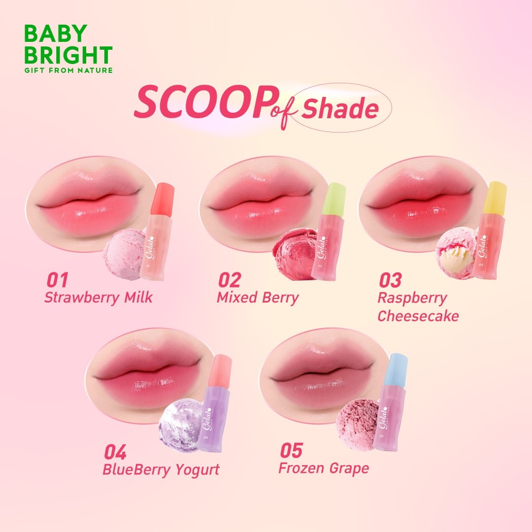 Baby Bright เจลาโต้ไอซี่ทินท์ 3g - ลิปทินท์ - ปาก - เครื่องสำอาง - หมวด ...