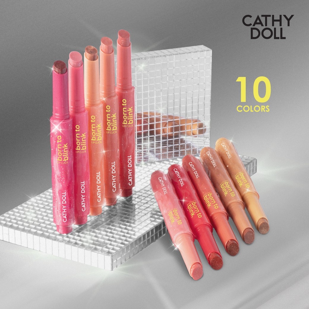 Cathy Doll บอร์นทูบลิงก์ลิปคลิก 2g #OCEAN OF HEARTS - สินค้าใหม่